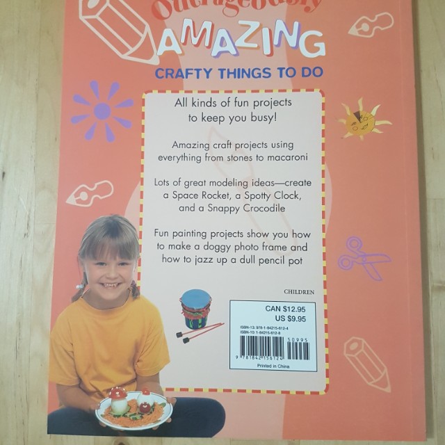 Book - Outrageously Amazing Crafty Things to Do, Hobbies & Toys, Books ...