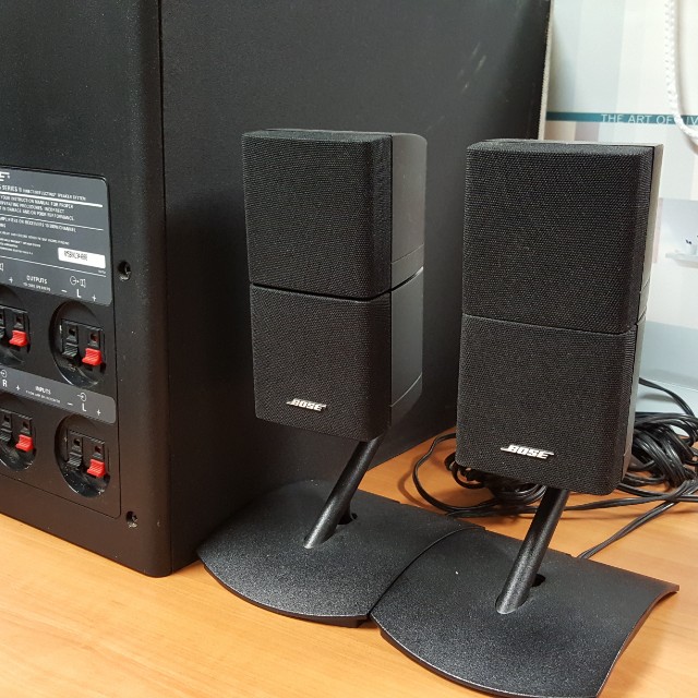Bose Acoustimass 5 Series II Direct Reflecting Speaker System, Electronics, Audio on Carousell
