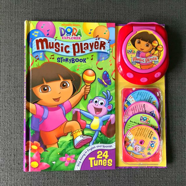 Giveaway: Dora Musical Storybook & CD Player, Hobbies & Toys, Books ...