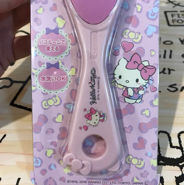 Kyocera Hello Kitty Foot Filer, Furniture & Home Living, Bathroom ...
