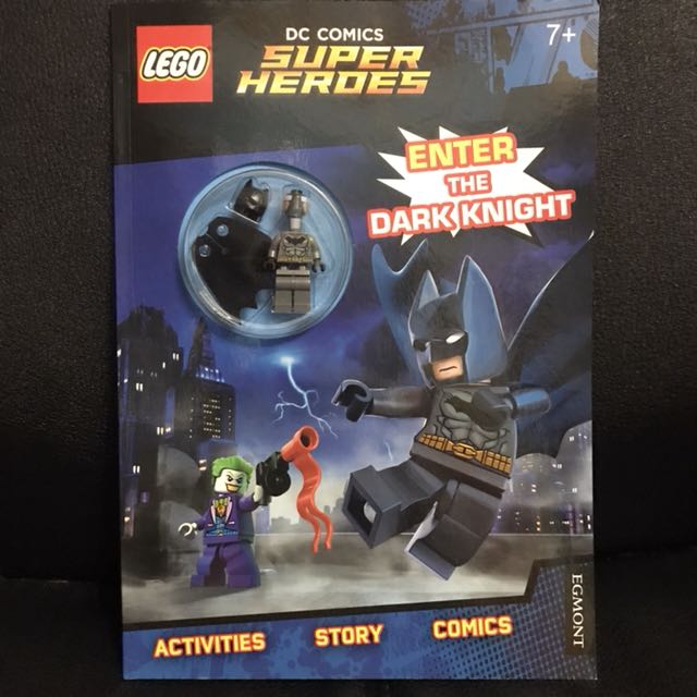 LEGO Dark Knight Book with LEGO Dark Knight minifigure, Hobbies & Toys ...