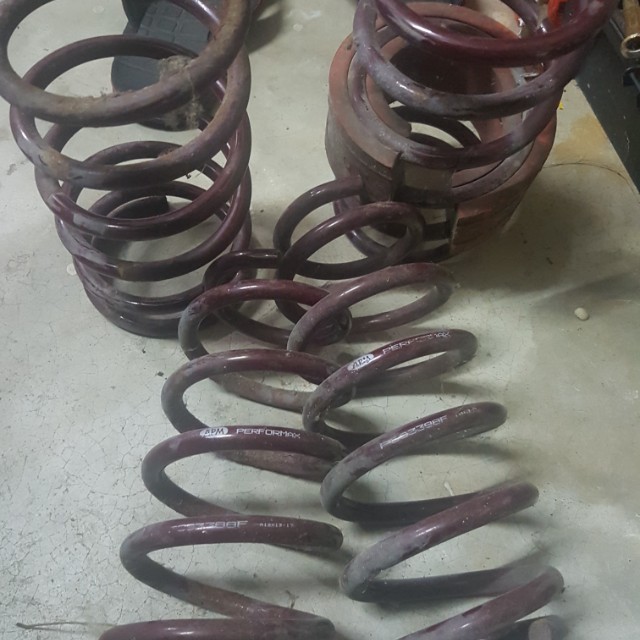 Myvi 08 sport spring APM PerforMax, Auto Accessories on Carousell