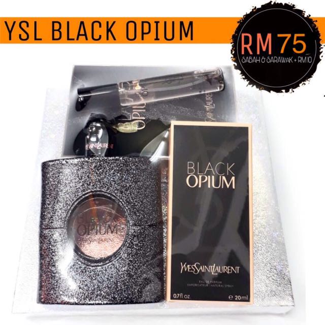 Perfume Gift set YSL Black opium, Beauty & Personal Care, Fragrance ...