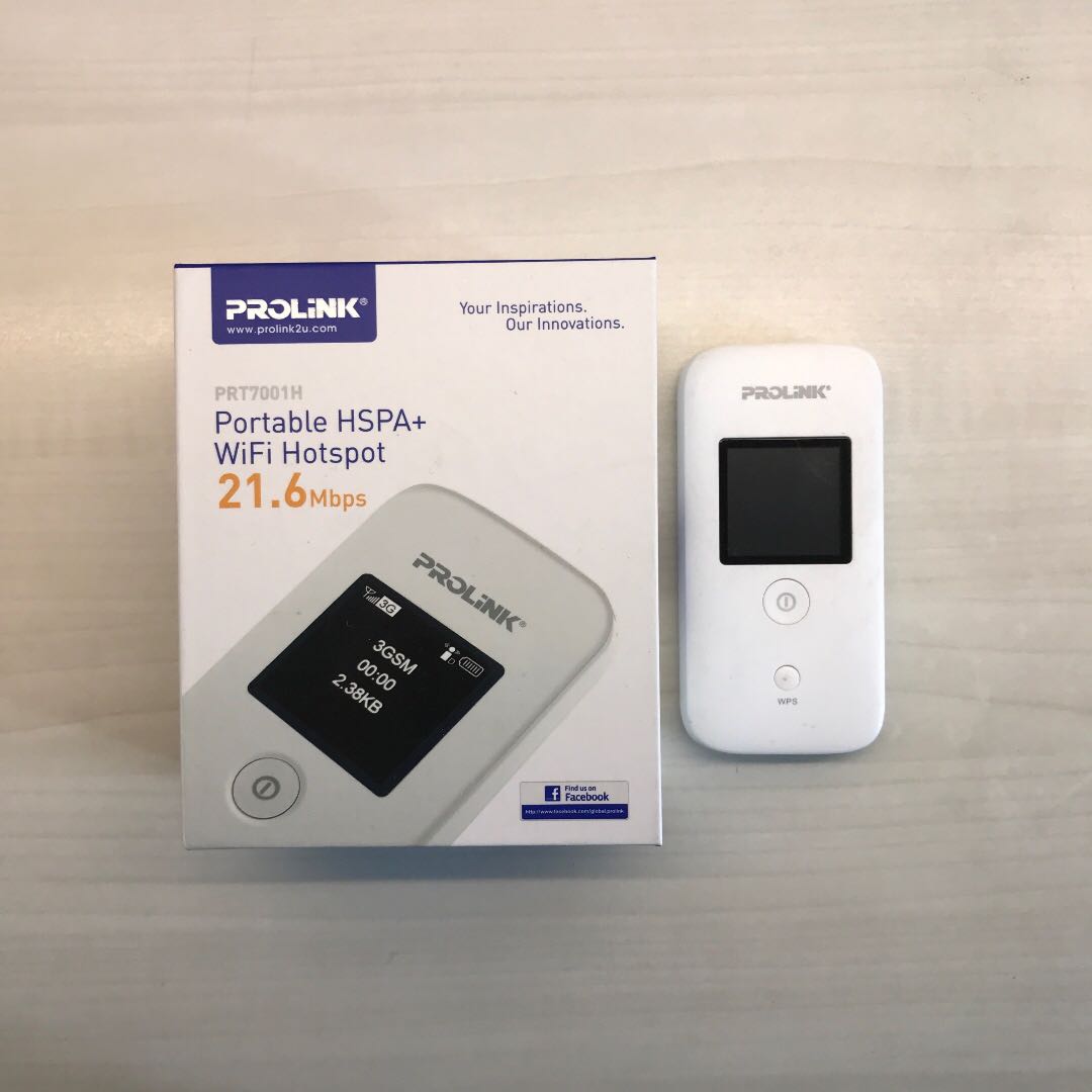 PROLINK PRT7001H Portable HSPA+ WiFI Hotspot Modem, Computers & Tech ...