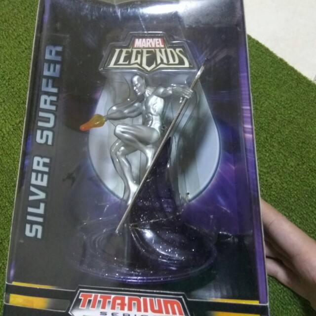 Titanium Series Die cast Silver Surfer, Hobbies & Toys, Collectibles ...