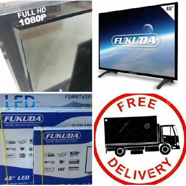 48" LED TV HD Fukuda Brand New, Audio, Other Audio Equipment on Carousell