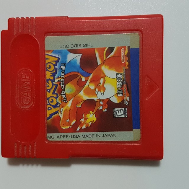 Gameboy Pokemon Red Version Original, Video Gaming, Video Games ...