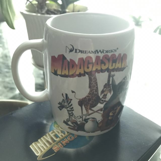 Madagascar Mug (Universal Studio Singapore), Furniture & Home Living ...