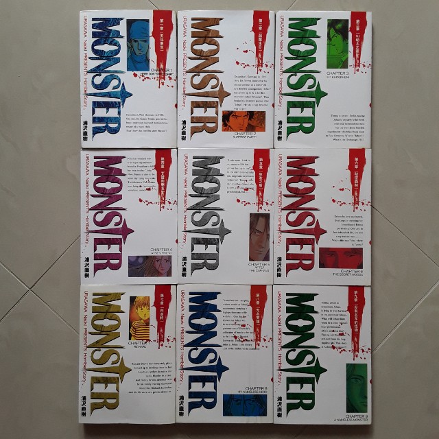 Monster manga by Naoki Urasawa Chinese vol 1-18 (Complete), Hobbies ...