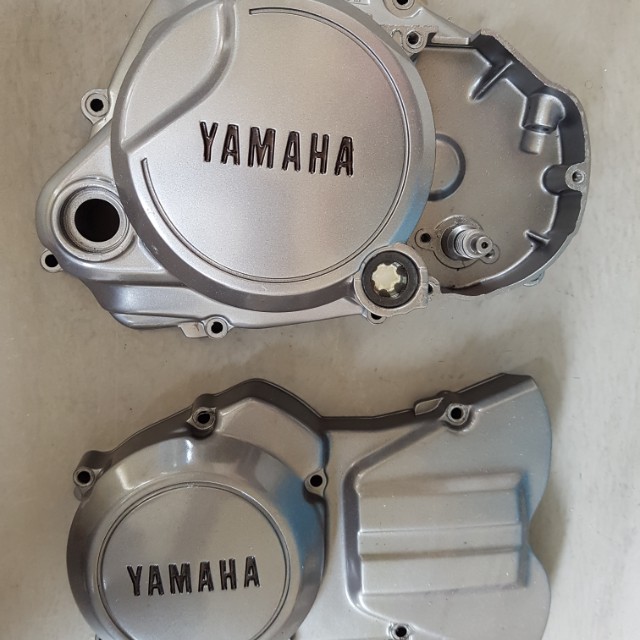 Rxz engine casing, Motorcycles, Motorcycle Accessories on Carousell