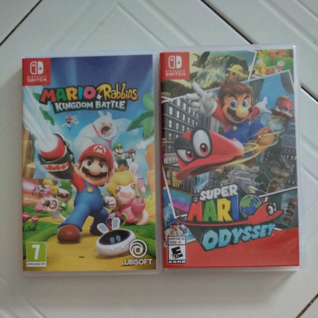 selling mario rabbids and super mario odyssey, Video Gaming, Video ...