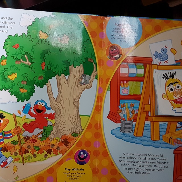 sesame street busy friends discovery storybook, Books & Stationery ...