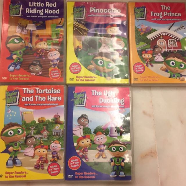 Super Why DVD For Kids (5 Dvd), Hobbies & Toys, Music & Media, CDs ...