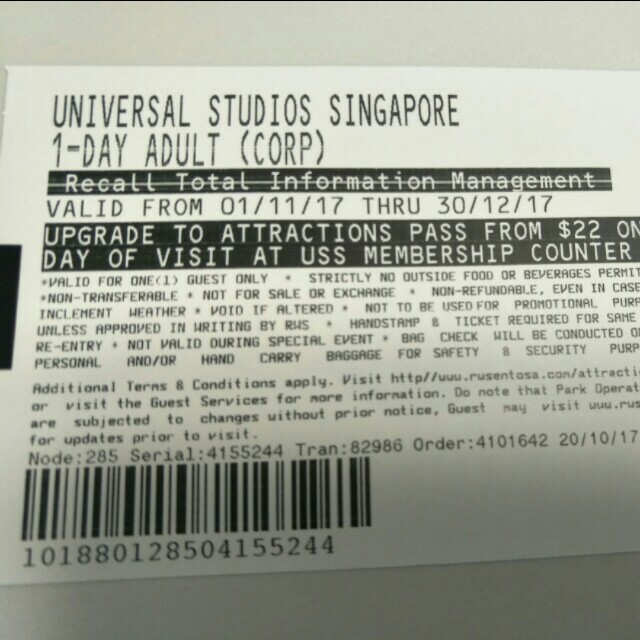 USS Ticket, Tickets & Vouchers, Event Tickets on Carousell