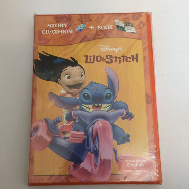 全新 Disney LILO and Stitch CD story + story book + bonus VCD, 興趣及遊戲, 玩具 ...