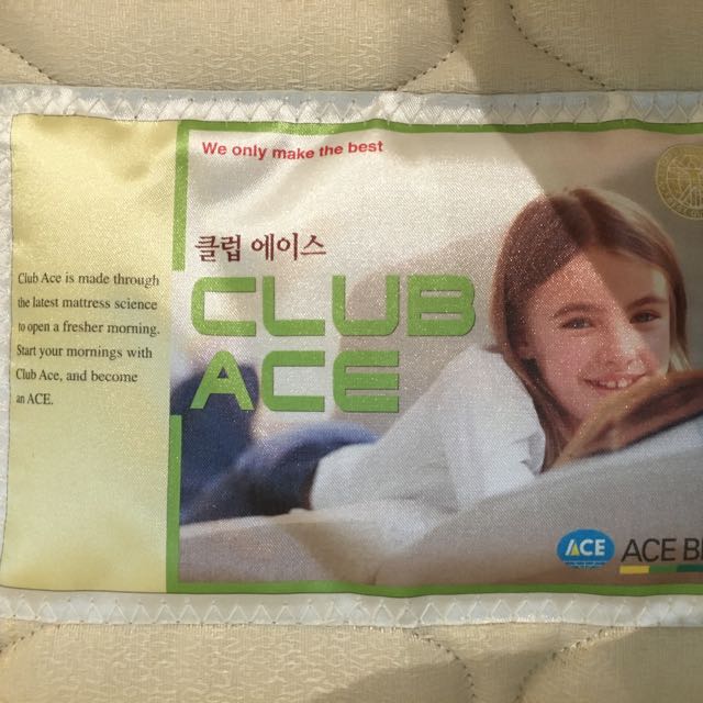 Ace Bed (Made in Korea) Super Single, Furniture & Home Living ...