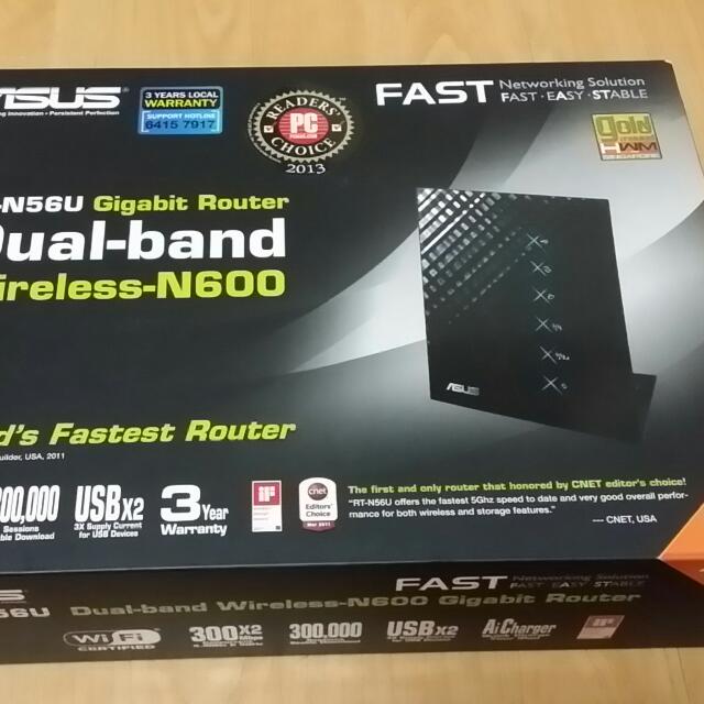 Asus RT-N56U N600 Gigabit Router, Computers & Tech, Parts & Accessories ...
