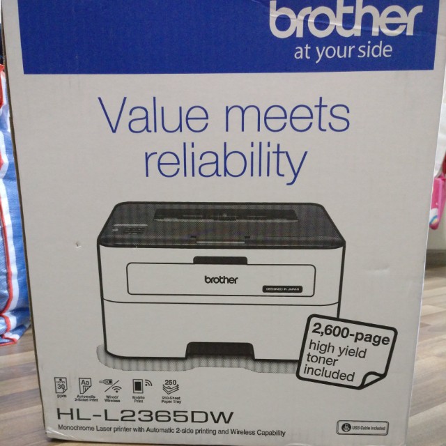 Brother HL-L2365DW Monochrome Laser Printer, Computers & Tech, Printers ...