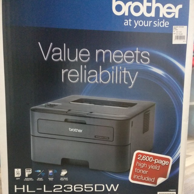 Brother HL-L2365DW Monochrome Laser Printer, Computers & Tech, Printers ...