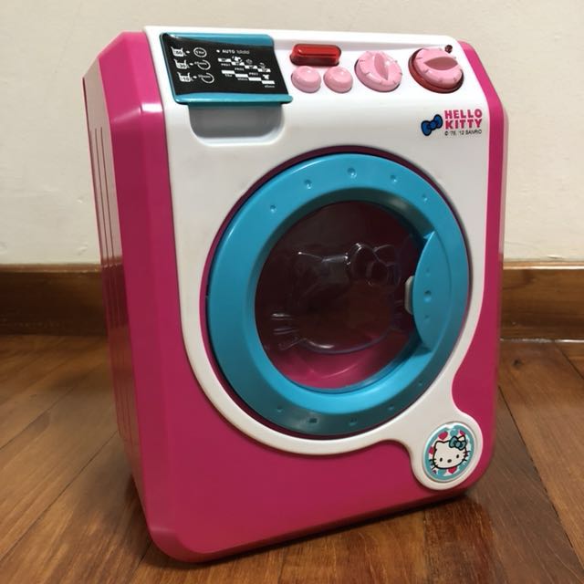 Hello kitty electronic washing machine, Hobbies & Toys, Toys & Games on ...