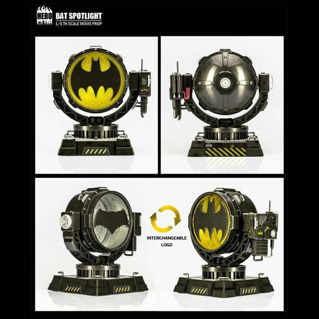 HeroClub Bat Spotlight Bat Signal 1/6 Scale for Hot Toys Accessories ...