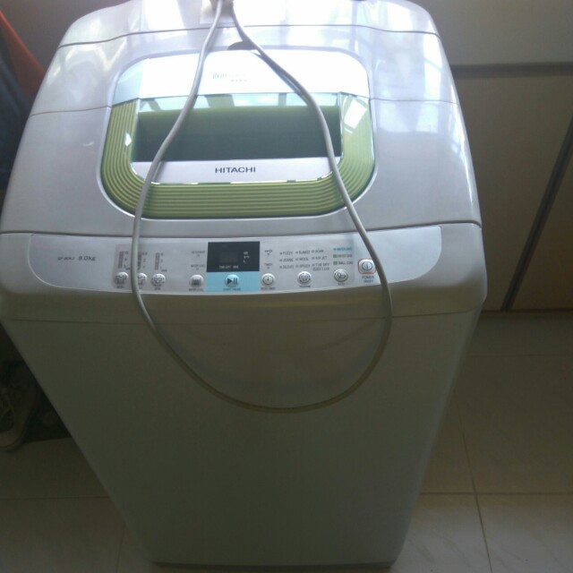 Hitachi Washing Machine 8kg load, TV & Home Appliances, Washing ...