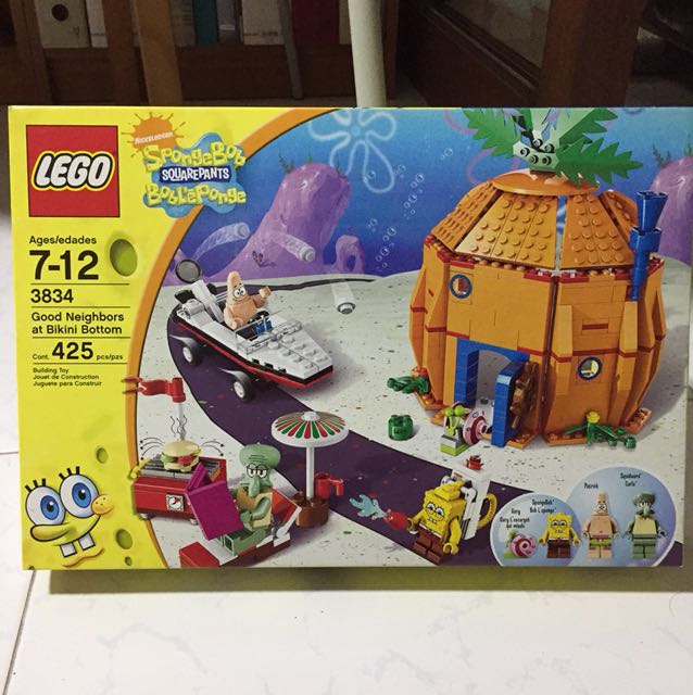 LEGO SpongeBob Squarepants 3834 Good Neighbors at Bikini Bottom, Toys ...