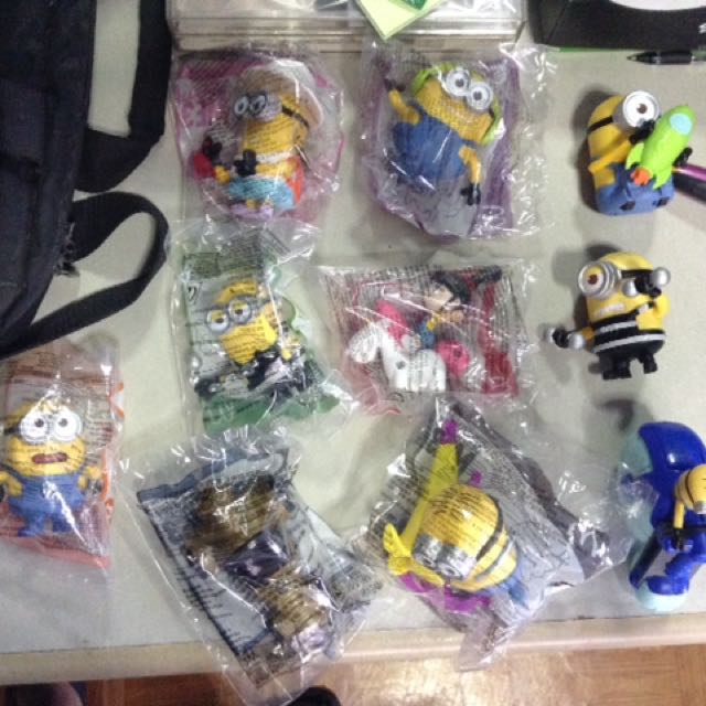 Mcdo Minions Happy Meal 2017, Hobbies & Toys, Toys & Games on Carousell
