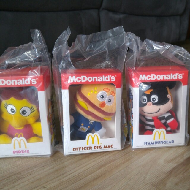 McDonald's Mini Plushie, Hobbies & Toys, Toys & Games on Carousell
