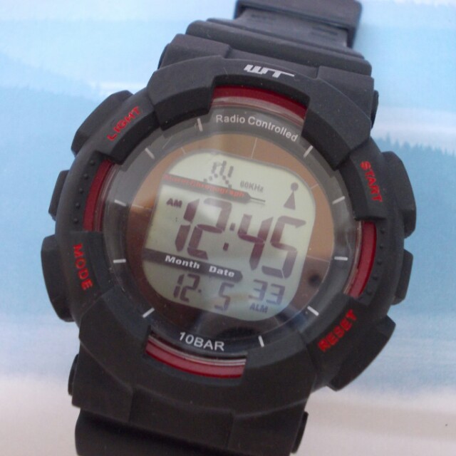 Original WT radio controlled watch, Men's Fashion, Watches ...