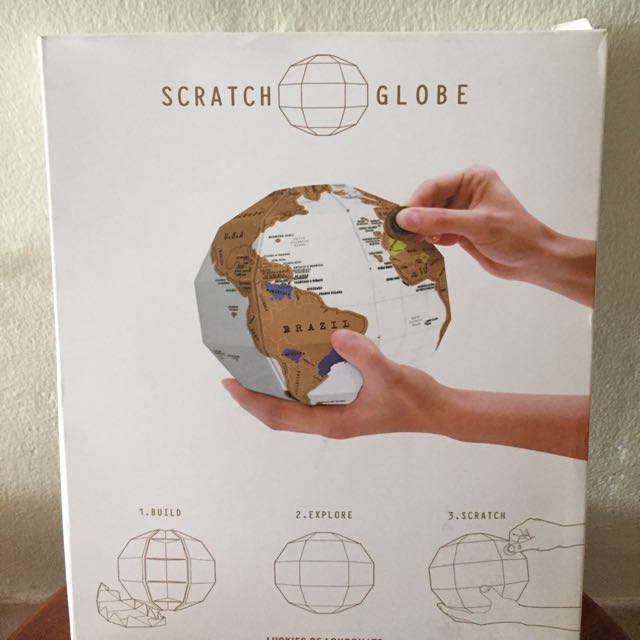Scratch Globe, Hobbies & Toys, Toys & Games on Carousell