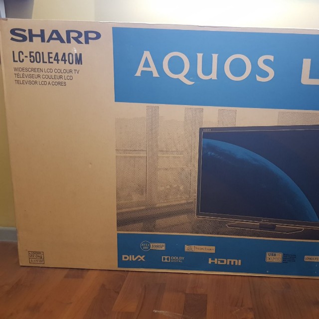 Sharp Aquos 50", TV & Home Appliances, TV & Entertainment, TV on Carousell