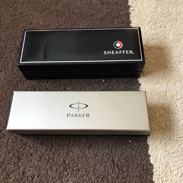 Sheaffer and Parker Pen Boxes, Luxury, Accessories on Carousell