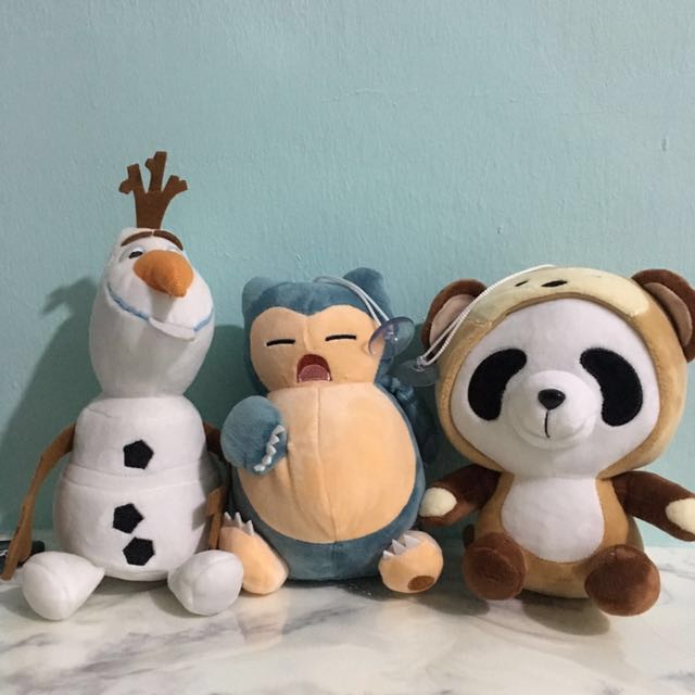 Snorlax Olaf Panda Plush Plushie, Hobbies & Toys, Toys & Games on Carousell