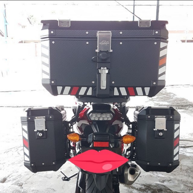 Top & Side Case Reflective Stickers: Givi Trekker, Kappa K-Venture Side ...