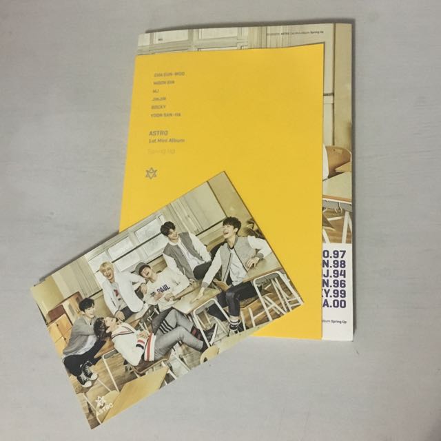 UNSEALED OFFICIAL ASTRO 1st Mini Album Spring Up (Korean Press ...