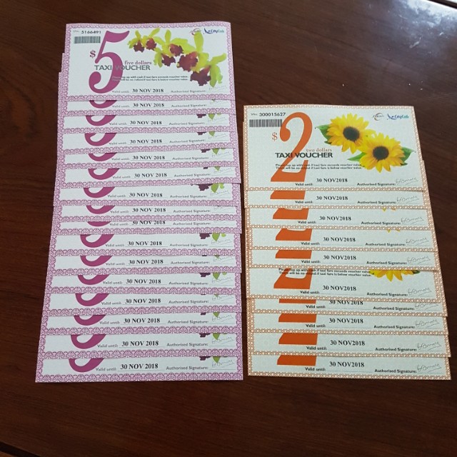 Comfort and Citicab Taxi vouchers, Tickets & Vouchers, Vouchers on ...