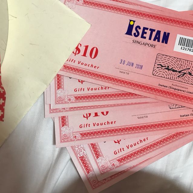 Isetan Vouchers, Tickets & Vouchers, Vouchers on Carousell