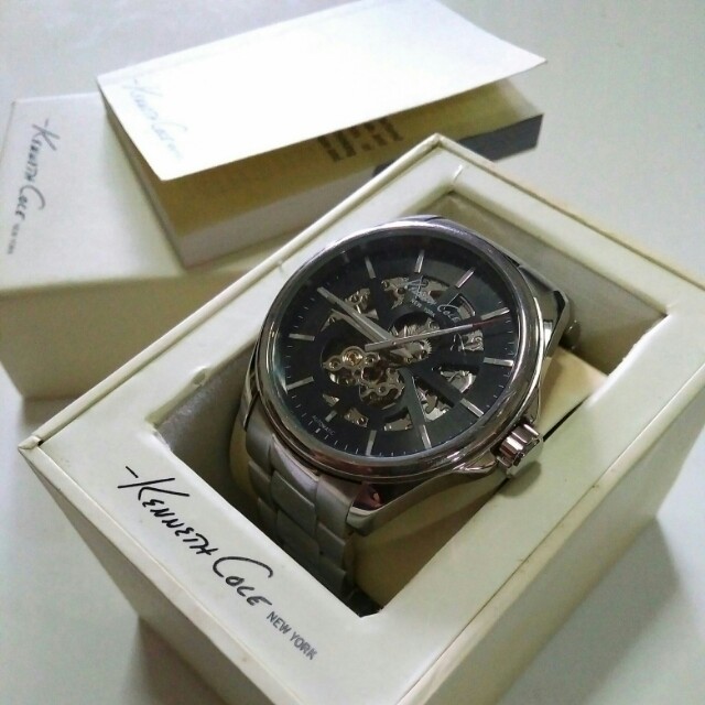 Kenneth Cole Automatic skeleton watch, Men's Fashion, Watches ...