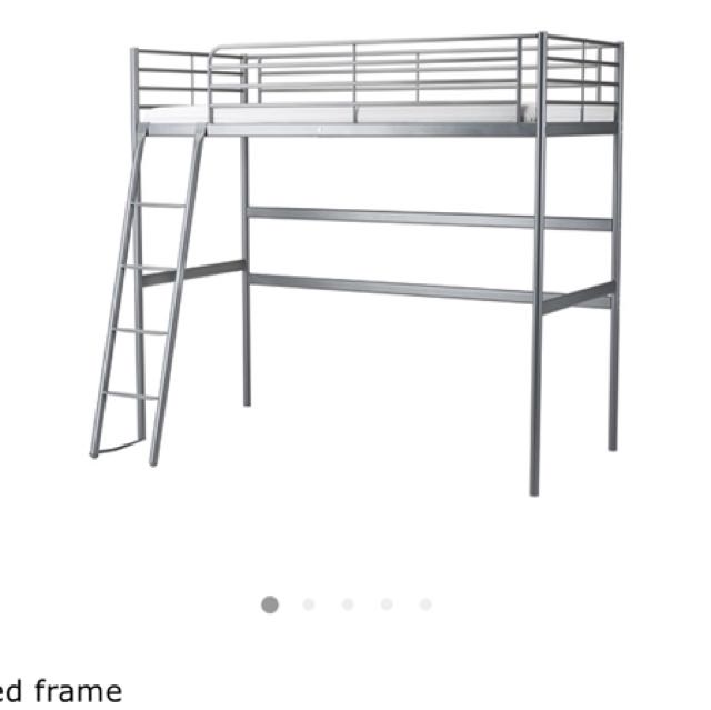 loft bed frame, Furniture & Home Living, Furniture, Bed Frames ...