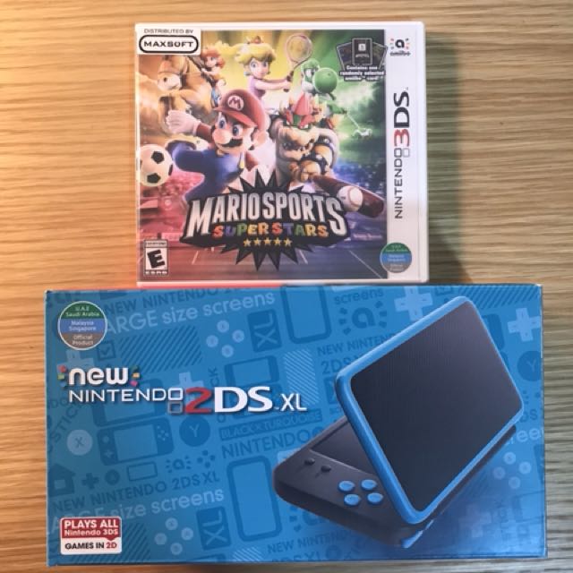 New Nintendo 2DS XL + free Mario Sports game, Video Gaming, Video Games ...