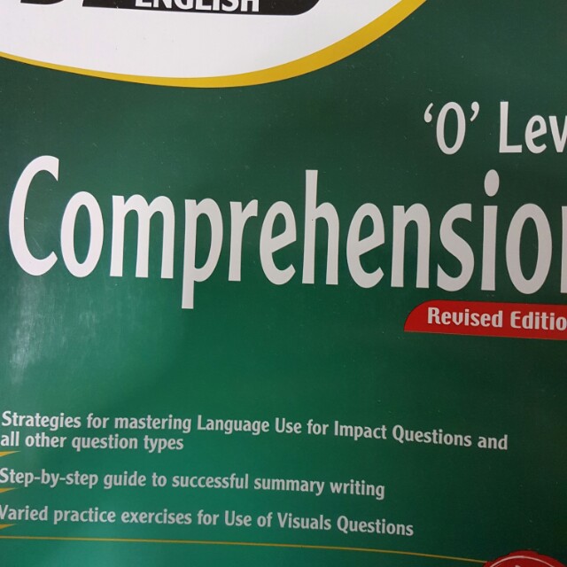 O Level English Comprehension, Hobbies & Toys, Books & Magazines ...