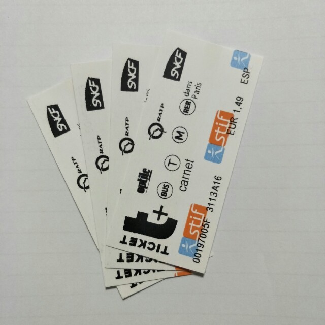 Paris Train Ticket t+, Tickets & Vouchers, Vouchers on Carousell