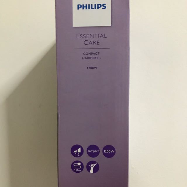 Philips essential care compact hairdryer, Beauty & Personal Care, Hair ...