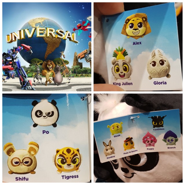 (PO) Universal Studios Singapore USS kung fu panda, shrek, toothless ...