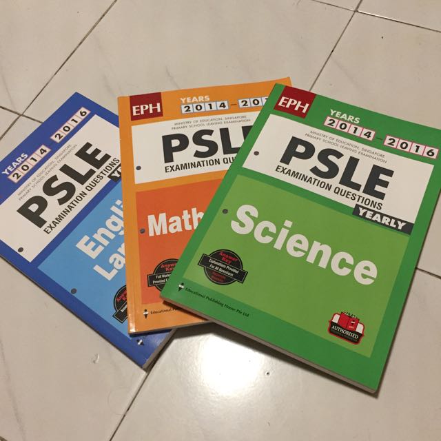 PSLE YEARLY PAST YEAR PAPERS (WITH ANSWER BOOKLET), Hobbies & Toys ...