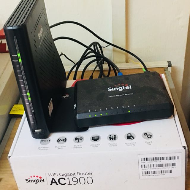 Singtel Wifi connection transfer (fiber) , Computers & Tech, Parts ...