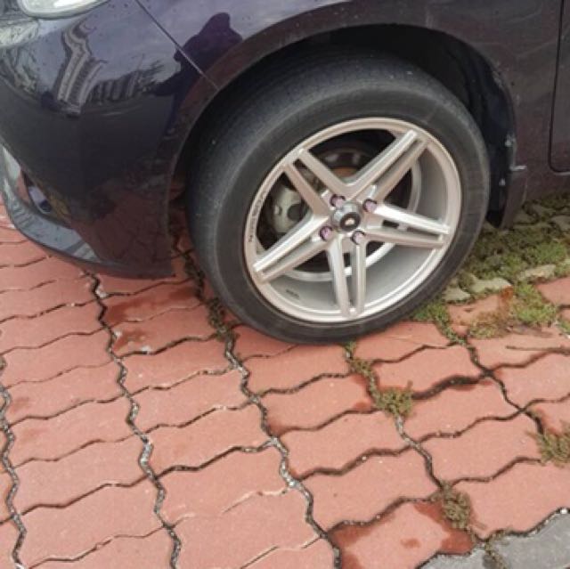 Sport rim 16 nak swap dengan rim standard original myvi., Auto ...