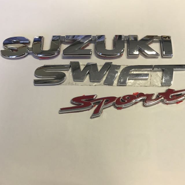 Suzuki Swift Sport Original Emblem, Car Accessories on Carousell