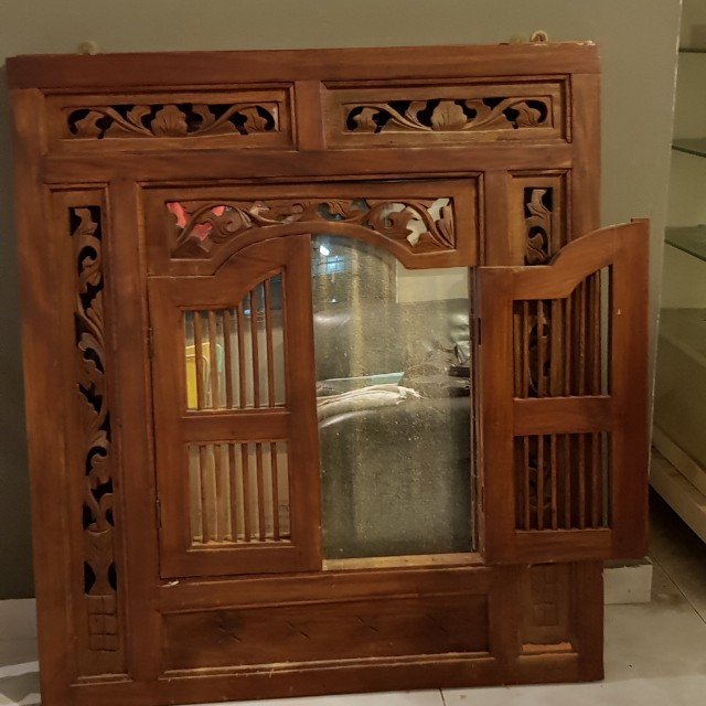 Traditional Malay house window, Furniture & Home Living, Furniture ...